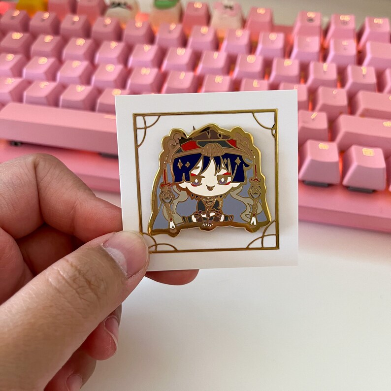 Genshin Impact Enamel Pins Cute Anime Art Raiden - Etsy Australia