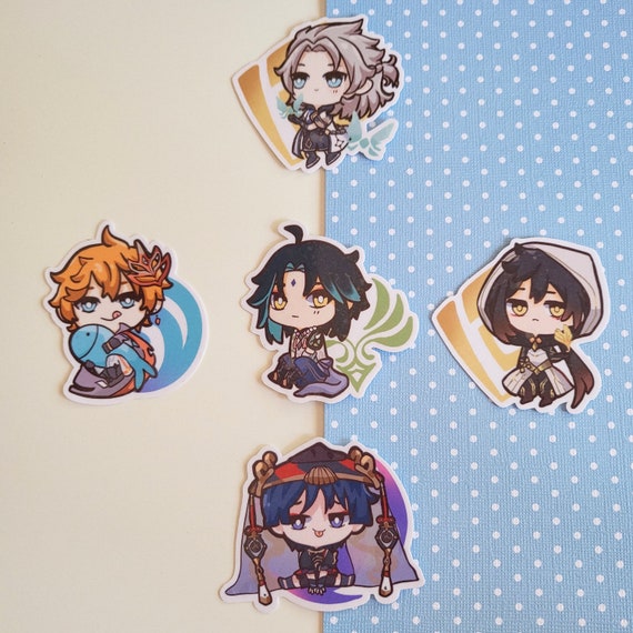 Genshin Impact Set 1 Stickers - Etsy