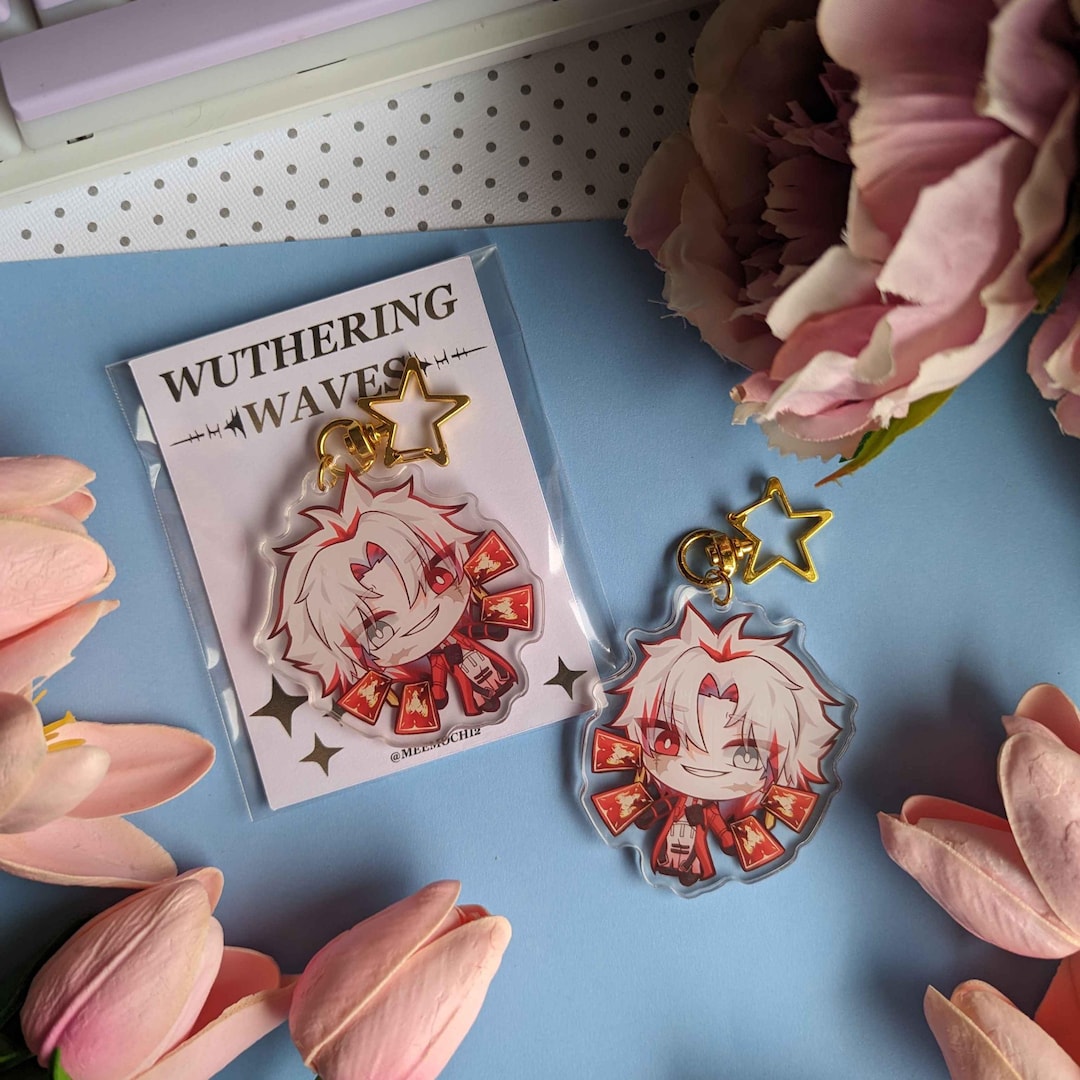 Scar Wuthering Waves Keychain Art Cute Chibi Huanglong Character WUWA ...