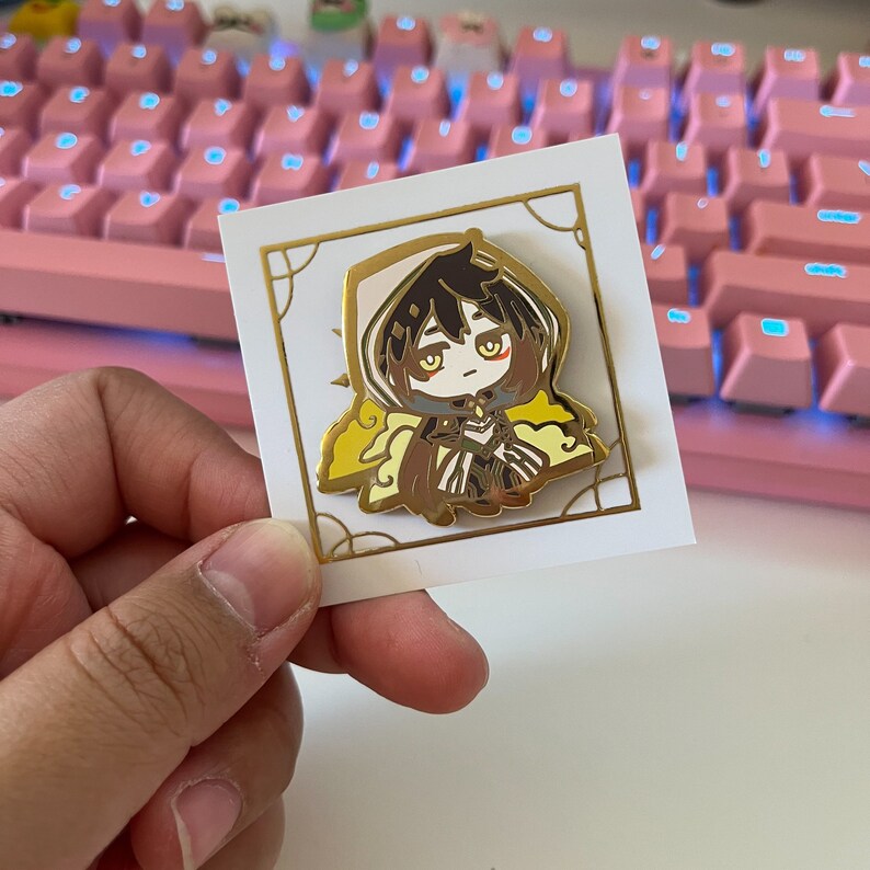 Genshin Impact Enamel Pins Cute Anime Art Raiden - Etsy Australia