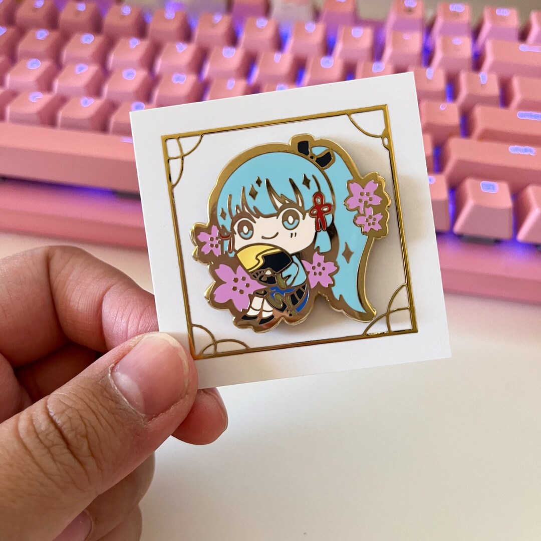 Ayaka Kamisato Enamel Pin Genshin Impact Anime Pins Inazuma Cute Pin - Etsy