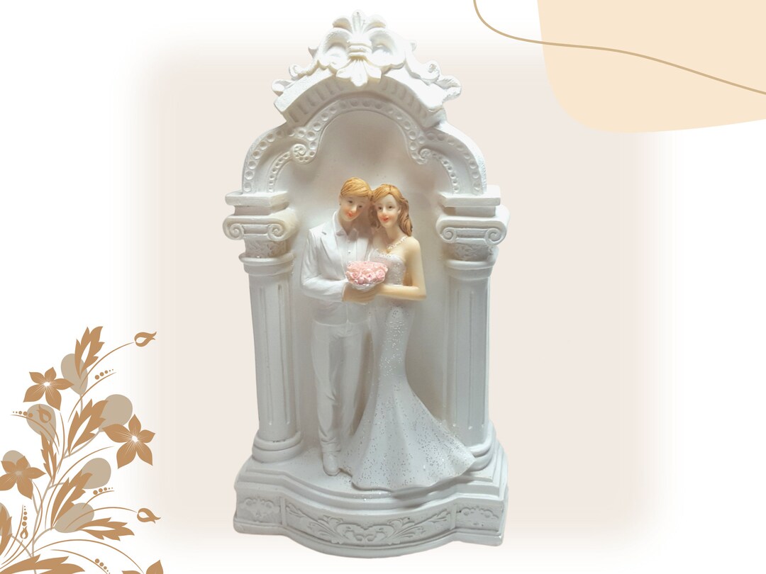 Wedding Money Box Women Bride and Groom in a Pagoda as a - Etsy