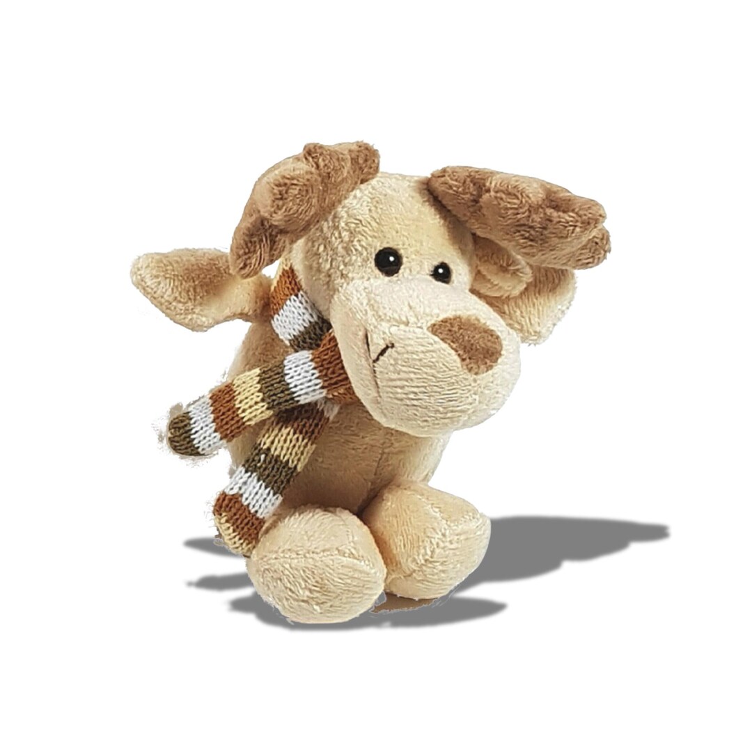 Soft Toy Moose With Scarf | Winter Teddy Animals | Christmas Present - Etsy