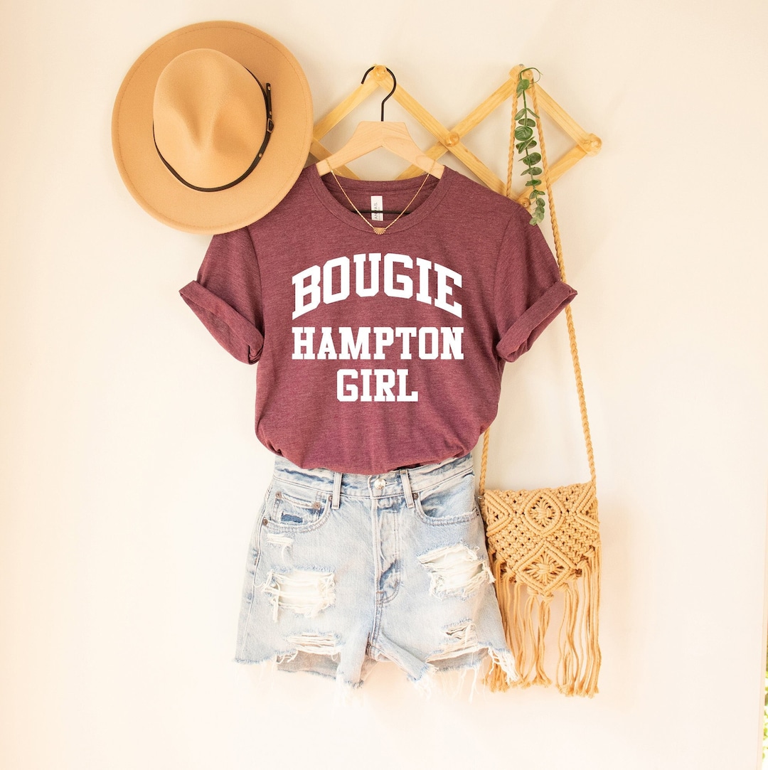 Hampton Girl T-shirt, Hampton University Shirt, Bougie Hampton Girl ...