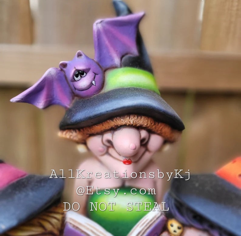 Ceramic Witches in Cauldron, Clay Magic, Bathing Beauties, Witch ...