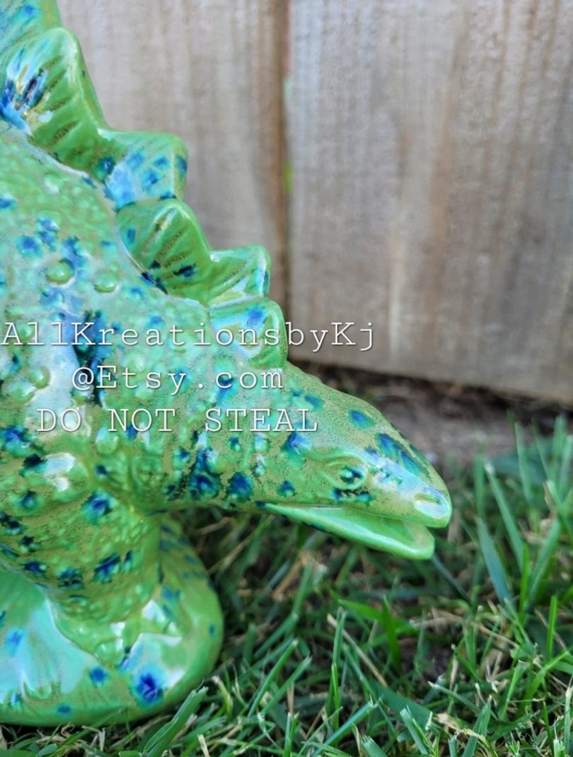 Ceramic Dinosaur Glazed Dinosaur Ceramic Dino Dinosaur - Etsy