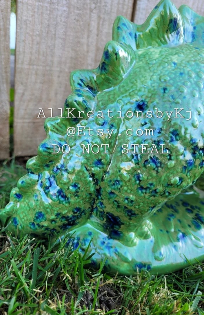 Ceramic Dinosaur Glazed Dinosaur Ceramic Dino Dinosaur - Etsy