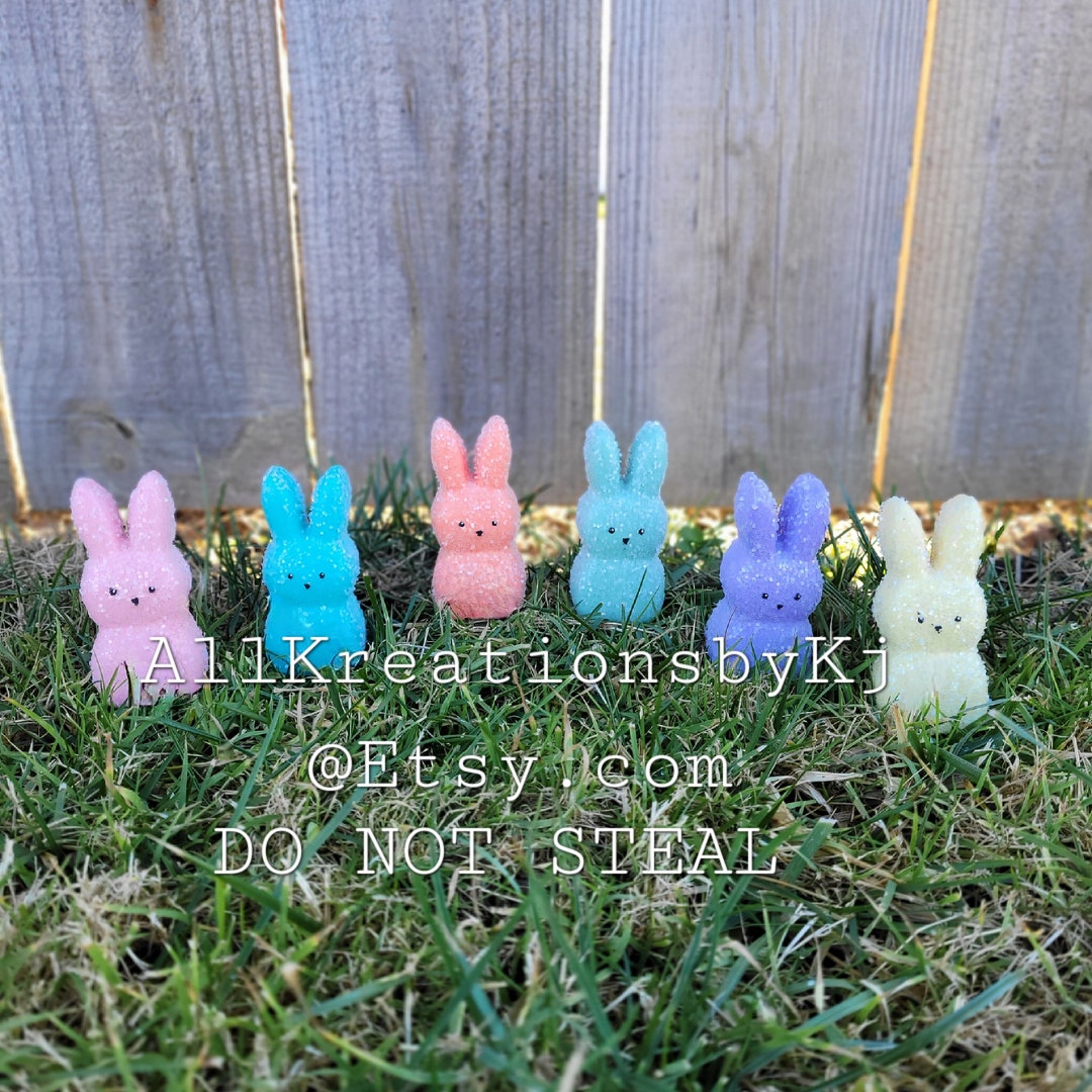 Ceramic Peeps, Easter Peeps, Easter Bunny, Easter Decoration, Hand ...
