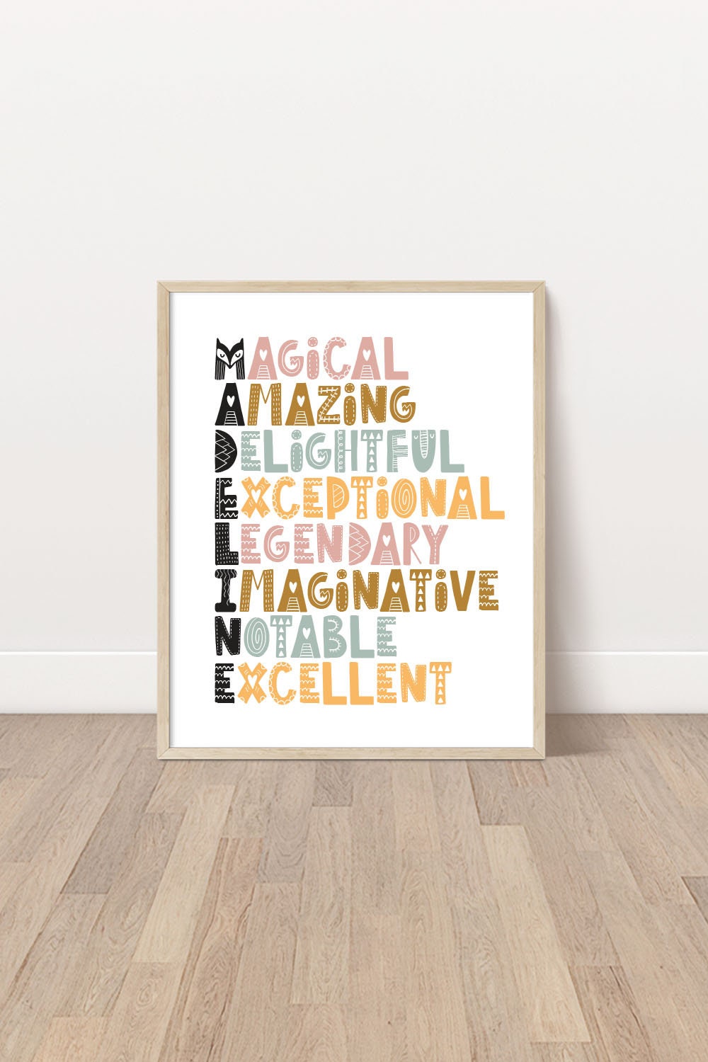 Name Acrostic - Etsy
