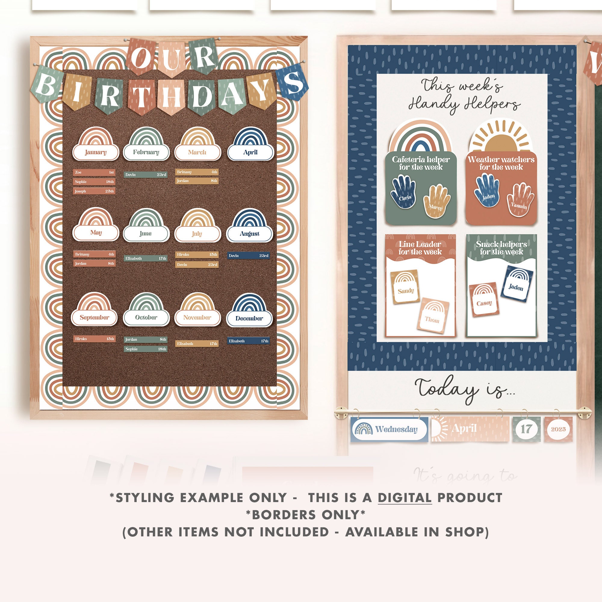 Classroom Bulletin Board Borders, Classroom Printable, Classroom Decor ...