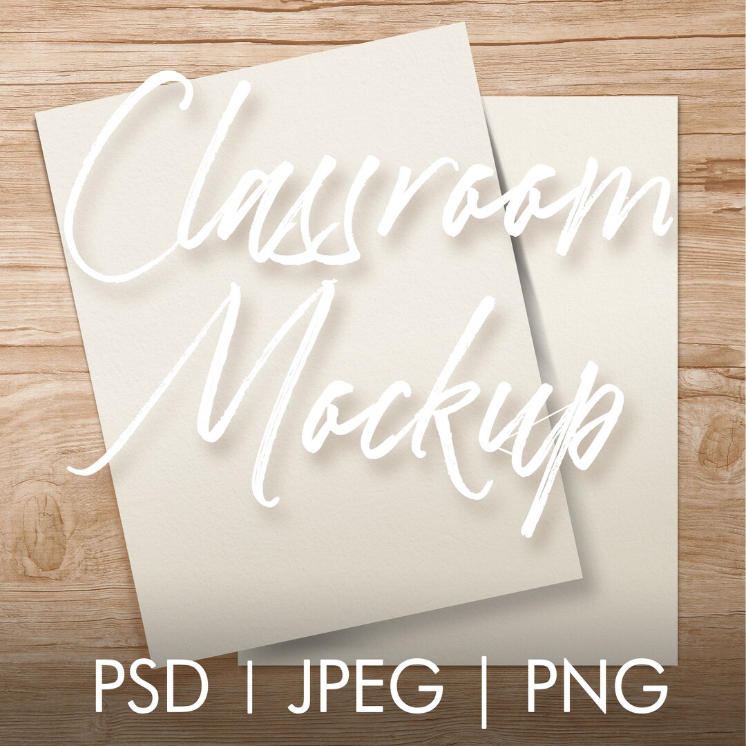 Instant Download, Classroom Mockups, Interior Mockup, Kindergarten ...