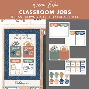 Classroom Jobs, Handy Helper, Classroom Printable, Classroom Decor ...
