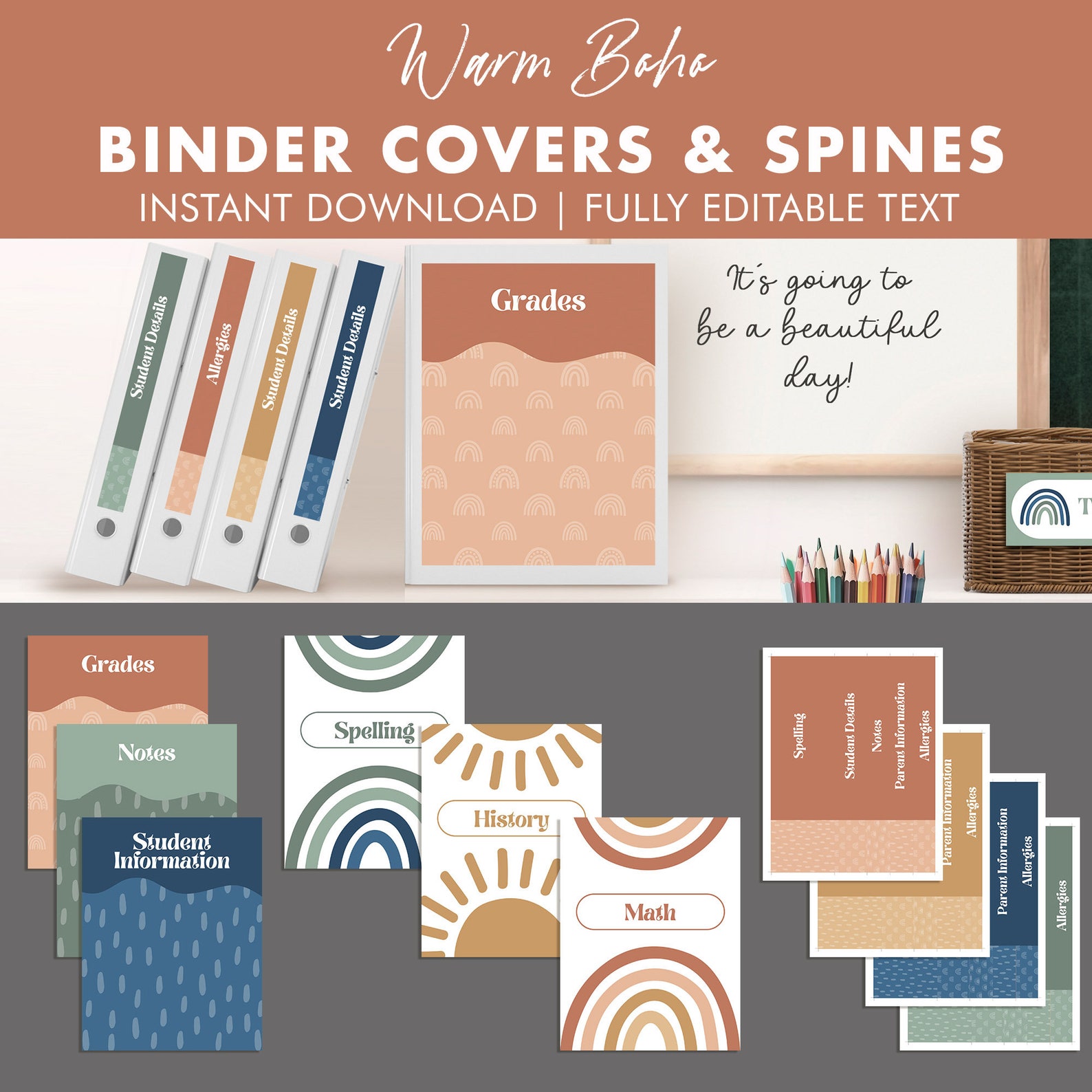 Classroom Binder Covers, Classroom Printable, Classroom Decor ...