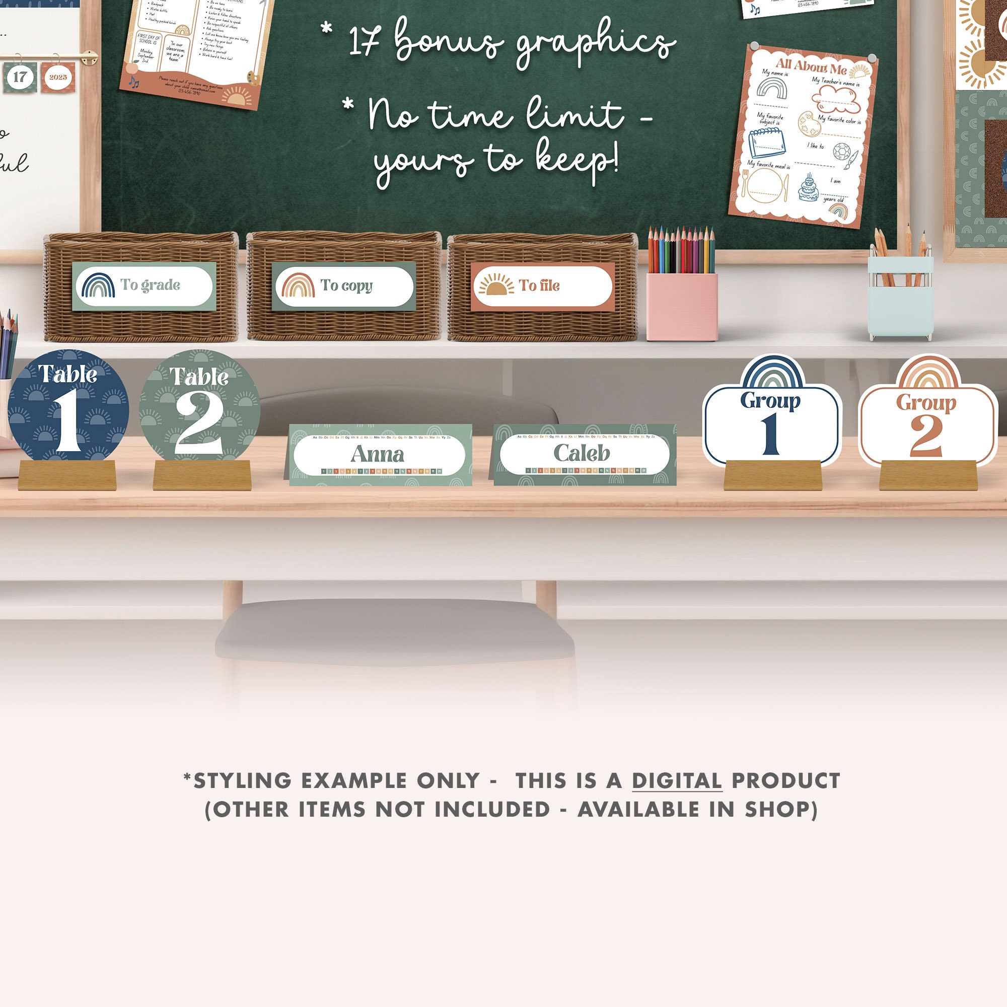 Classroom Labels, Table Labels, Classroom Printable, Classroom Decor ...