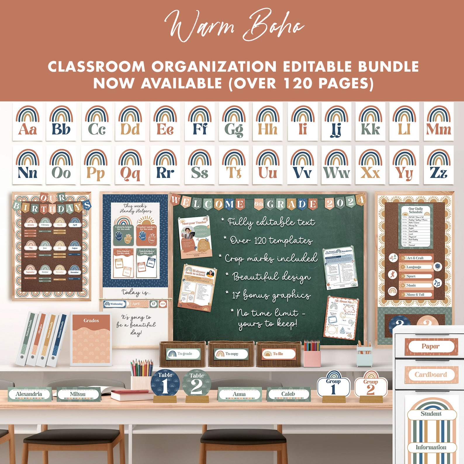 Classroom Bulletin Board Borders, Classroom Printable, Classroom Decor ...