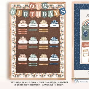 Classroom Birthday Display, Classroom Printable, Classroom Decor ...