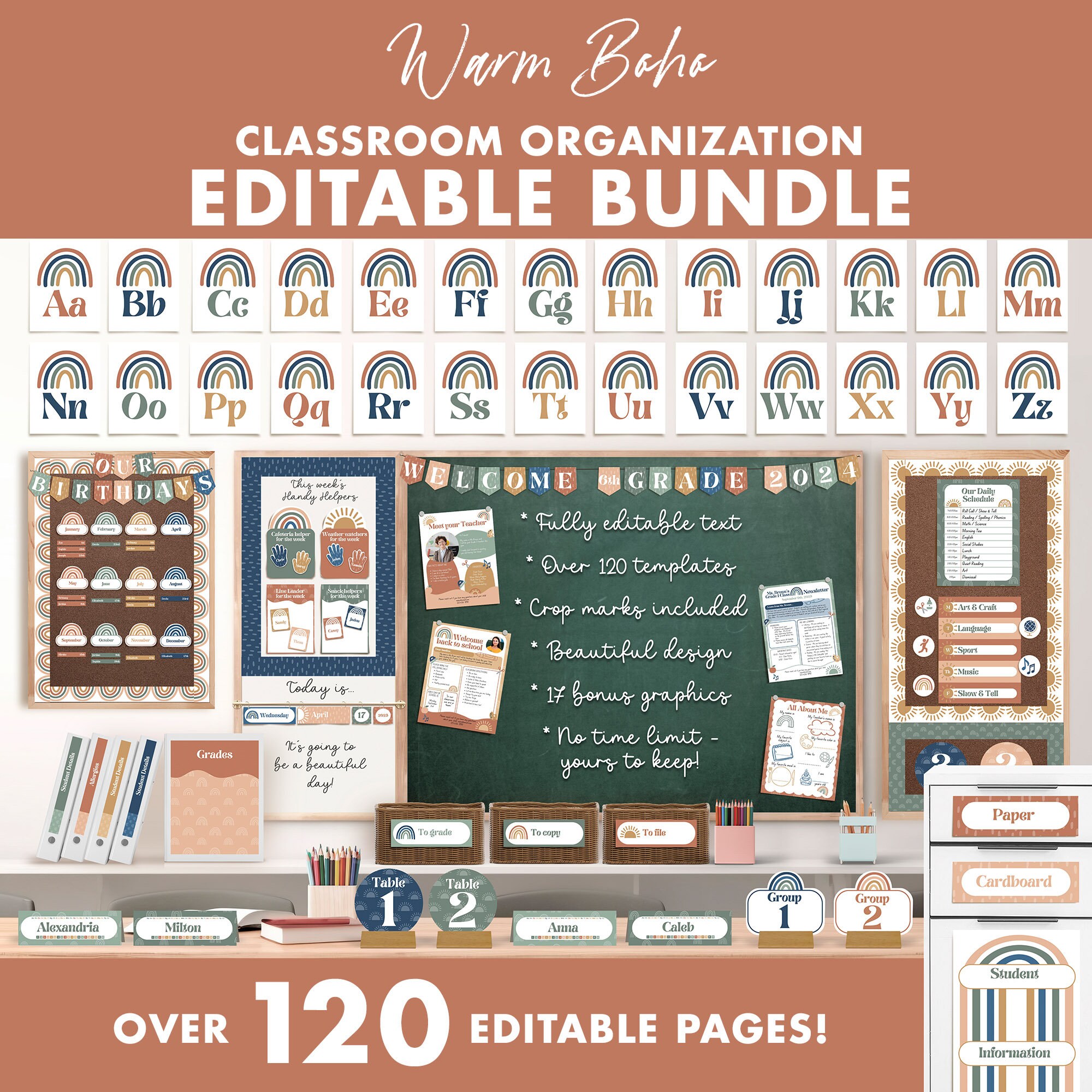 Classroom Bundle, Classroom Printable, Classroom Posters, Classroom ...