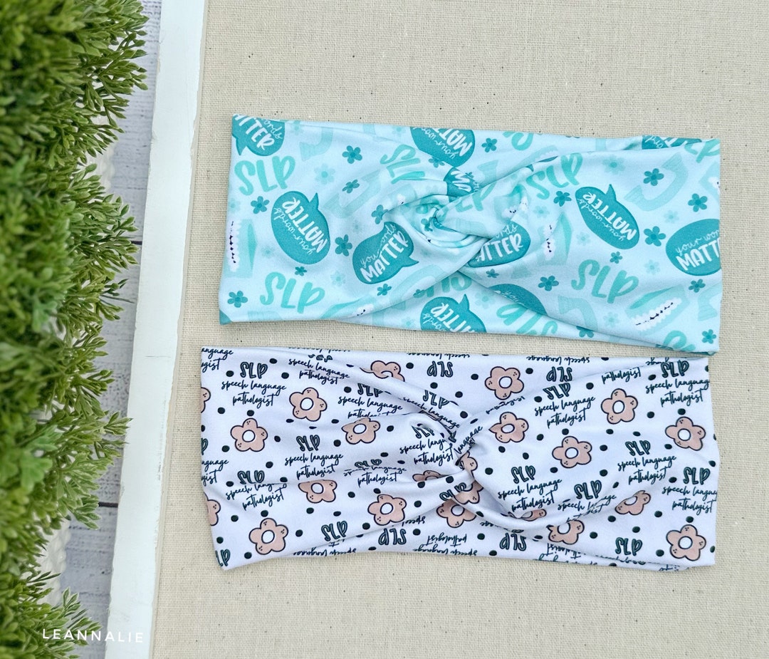 SLP Twist Headband, Speech Therapy, Healthcare Headband, Speech ...