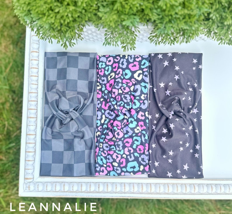 Black and White Headband, Leopard, Bright, Checks, Grey, Neutral, Nurse ...