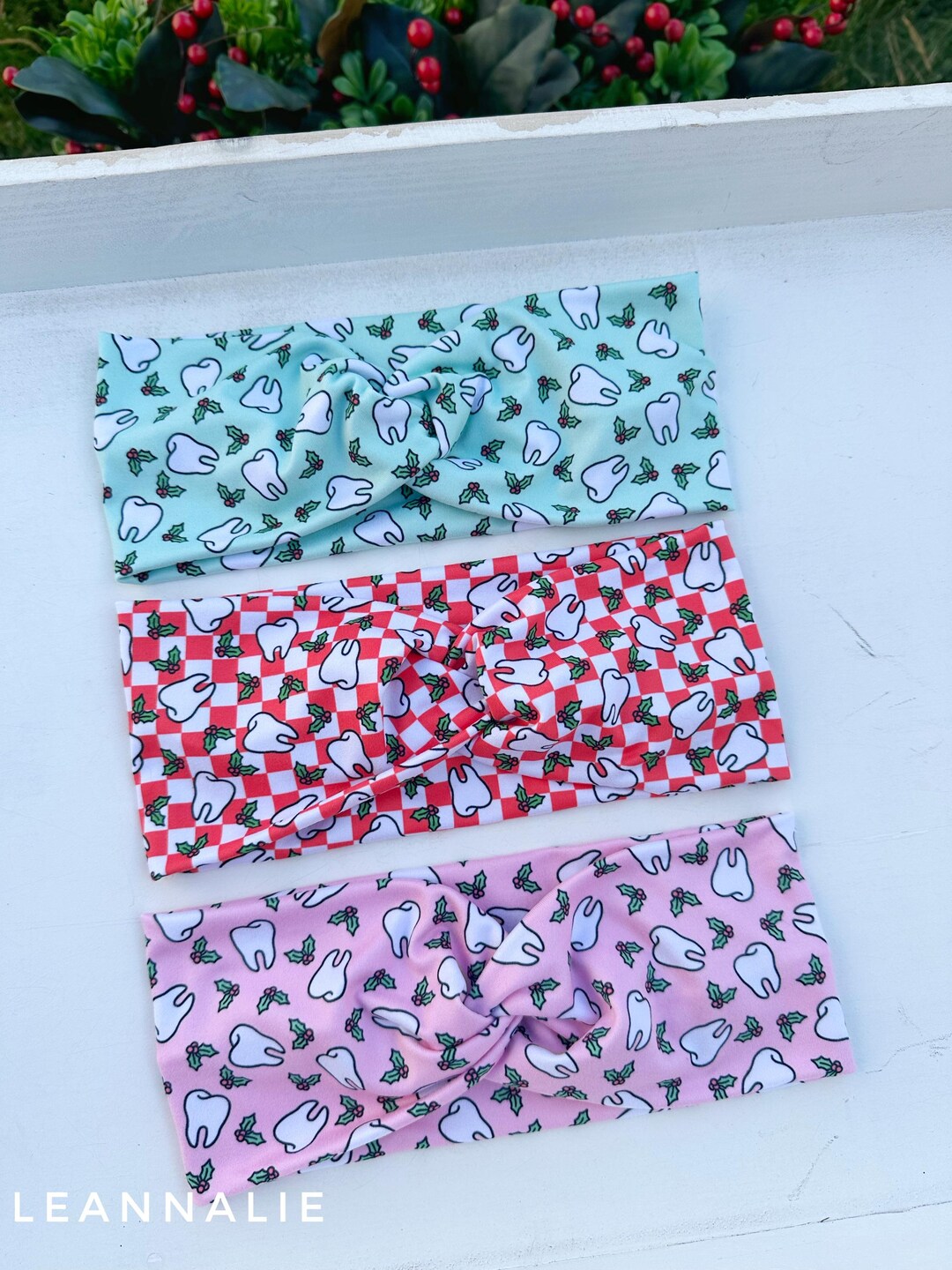 Dental Twist Headband, Tooth Christmas Headband Dental Headband ...