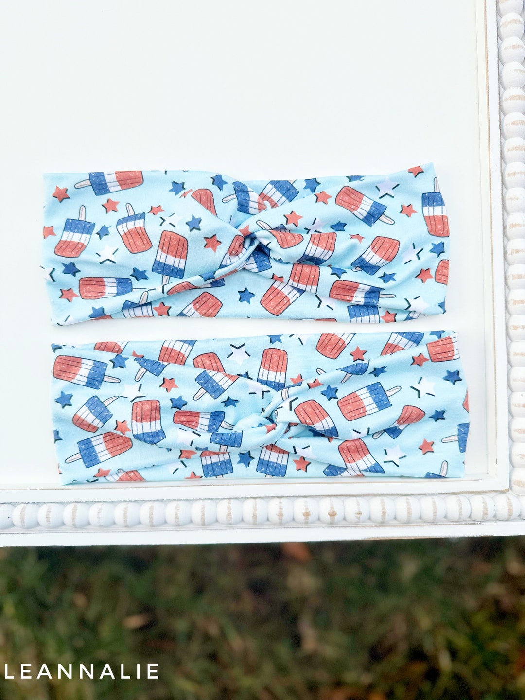 Patriotic Twist Headband, Patriotic Headband, Soft Headband, USA ...