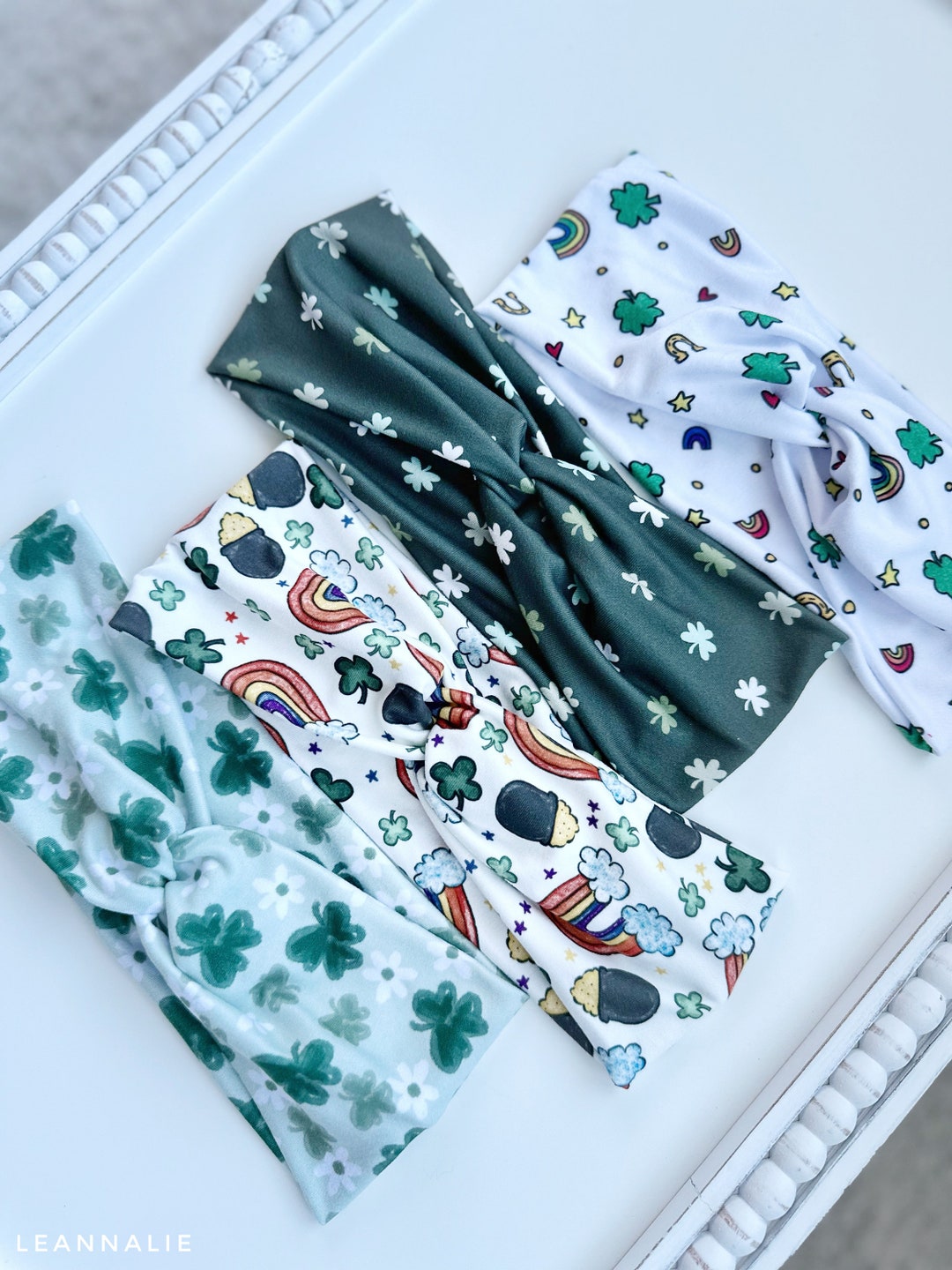 St Patrick’s Day Headbands, Clover Headband, Pot of Gold Headband ...