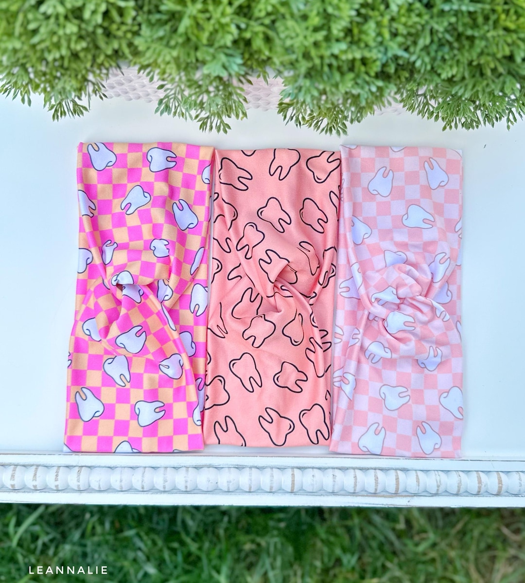 Dental Twist Headband, Dental Headband, Dental Gift, Hygienist Headband ...