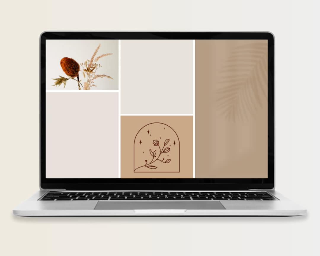 Earthy Vibes Aesthetic Desktop Wallpaper - Etsy