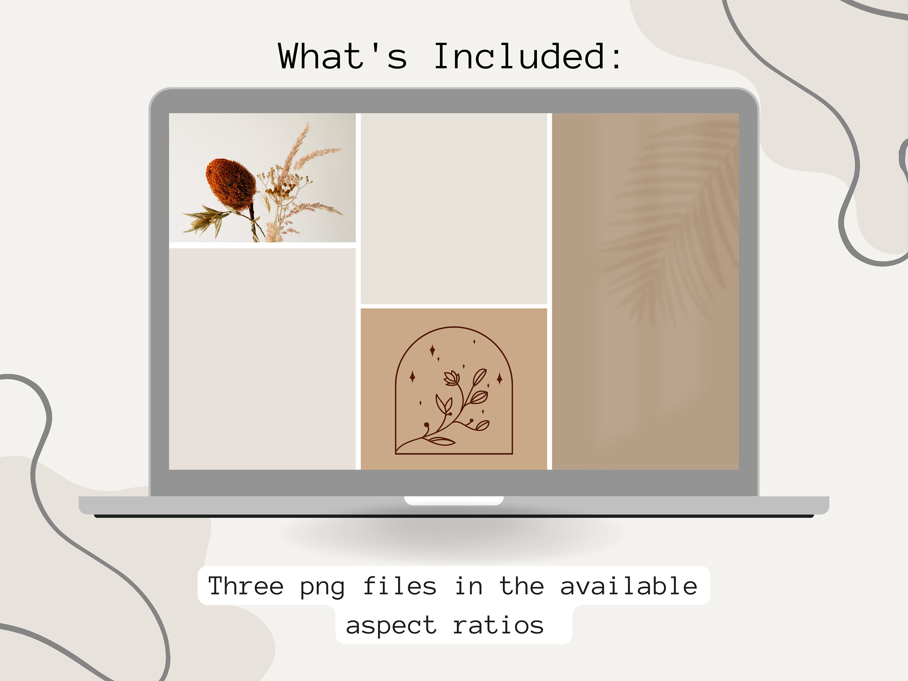 Earthy Vibes Aesthetic Desktop Wallpaper - Etsy