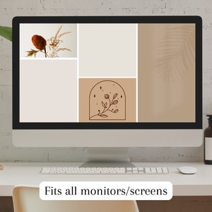 Earthy Vibes Aesthetic Desktop Wallpaper - Etsy
