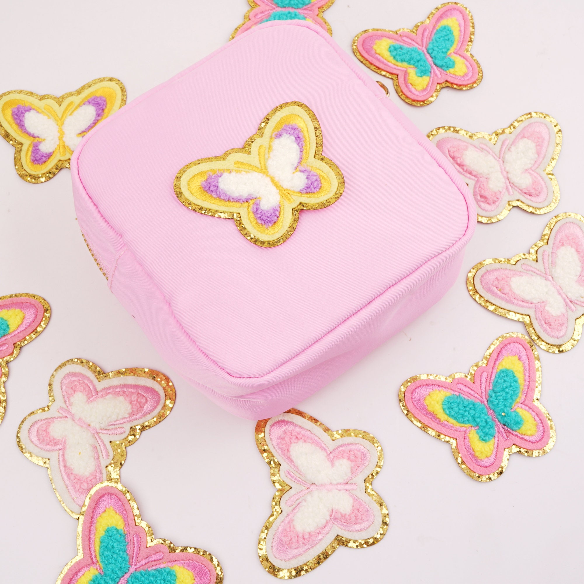 Butterfly Iron-on Chenille Glitter Patch,butterfly Patch,sequin Unicorn ...