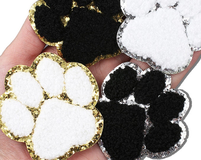 Paw Print Patch, 2 Inch Any Color Combo Custom Made F33B - Etsy