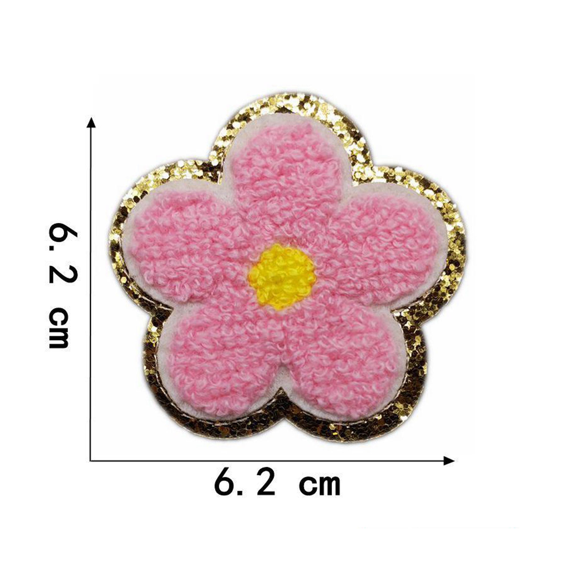 DIY Flower Sequins Chenille Patches,embroidery Flower Patch,sticker ...