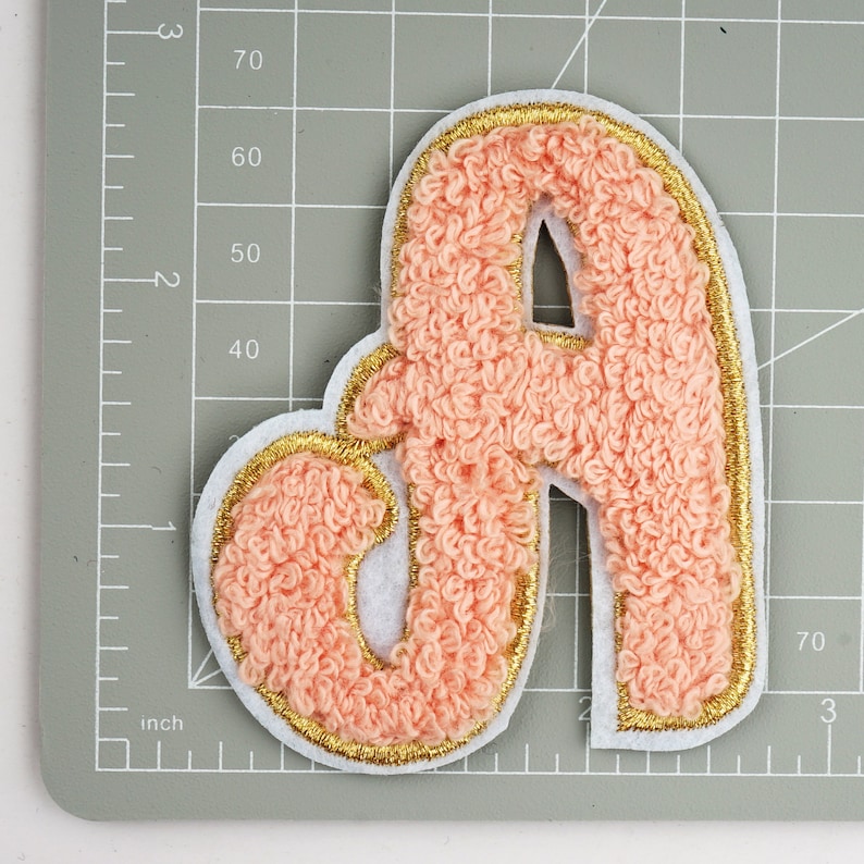 Iron on Letters Chenille Embroidery Patch Letter Iron Patch - Etsy