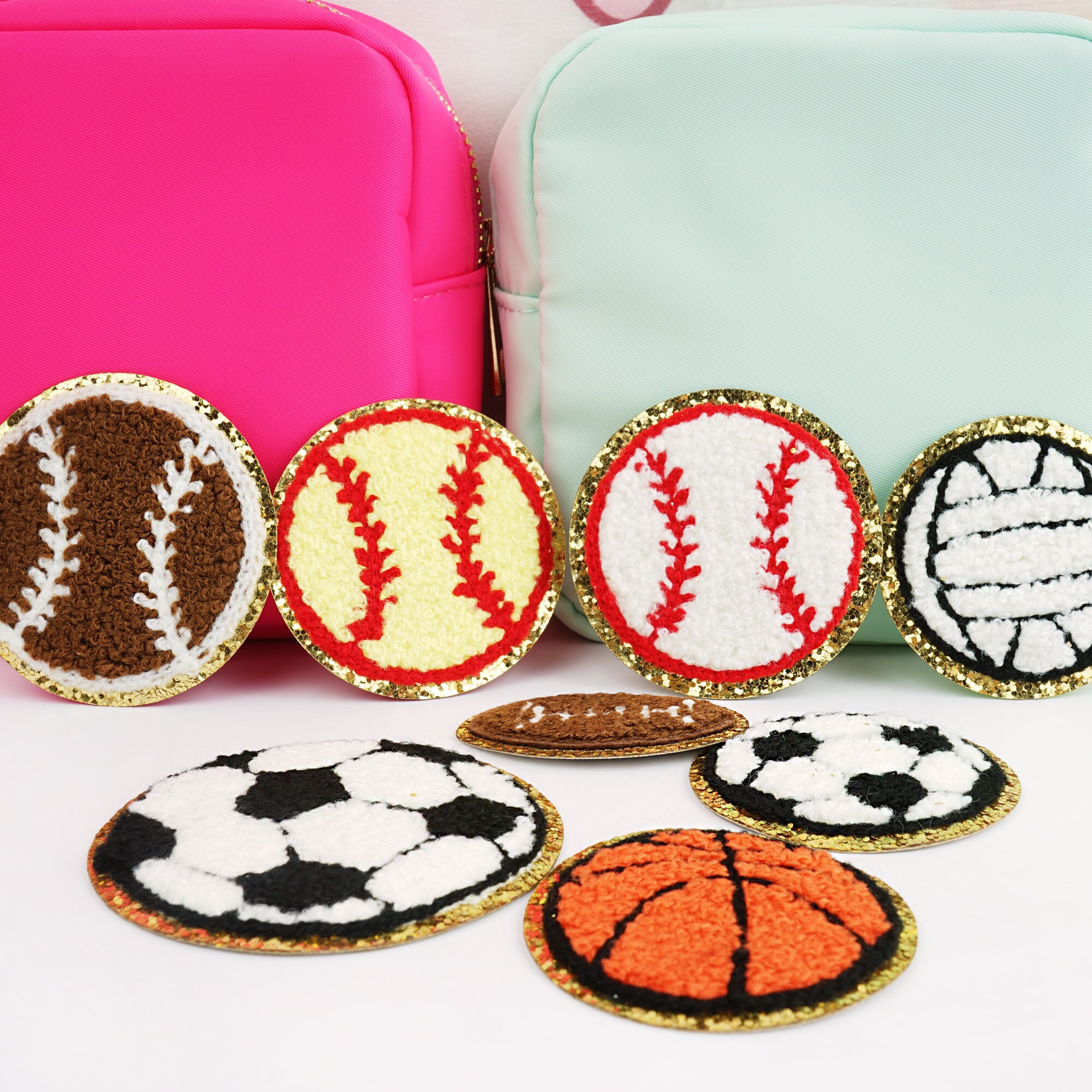 Iron-on Sports Patch,chenille Soccer Gold Glitter Patch,baseball Patch ...