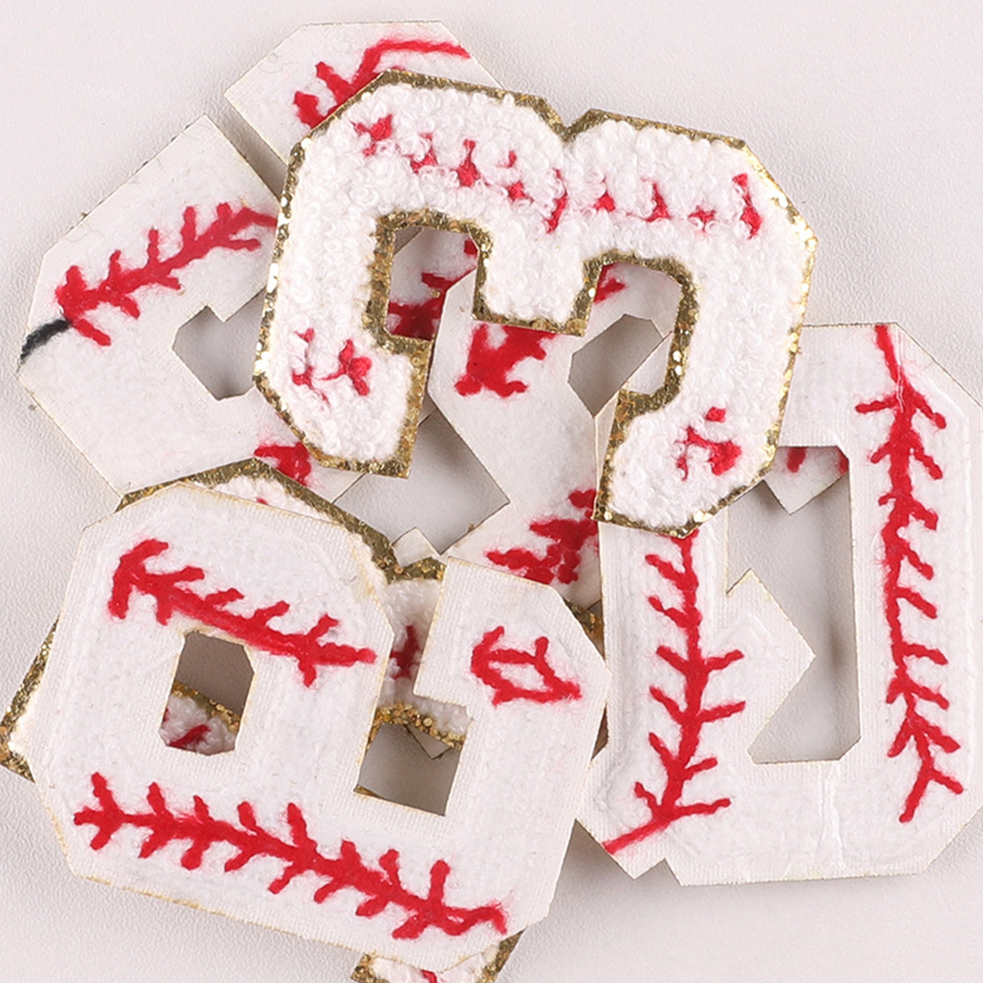 2.87 Baseball Chenille Letters Patchiron on Patch - Etsy