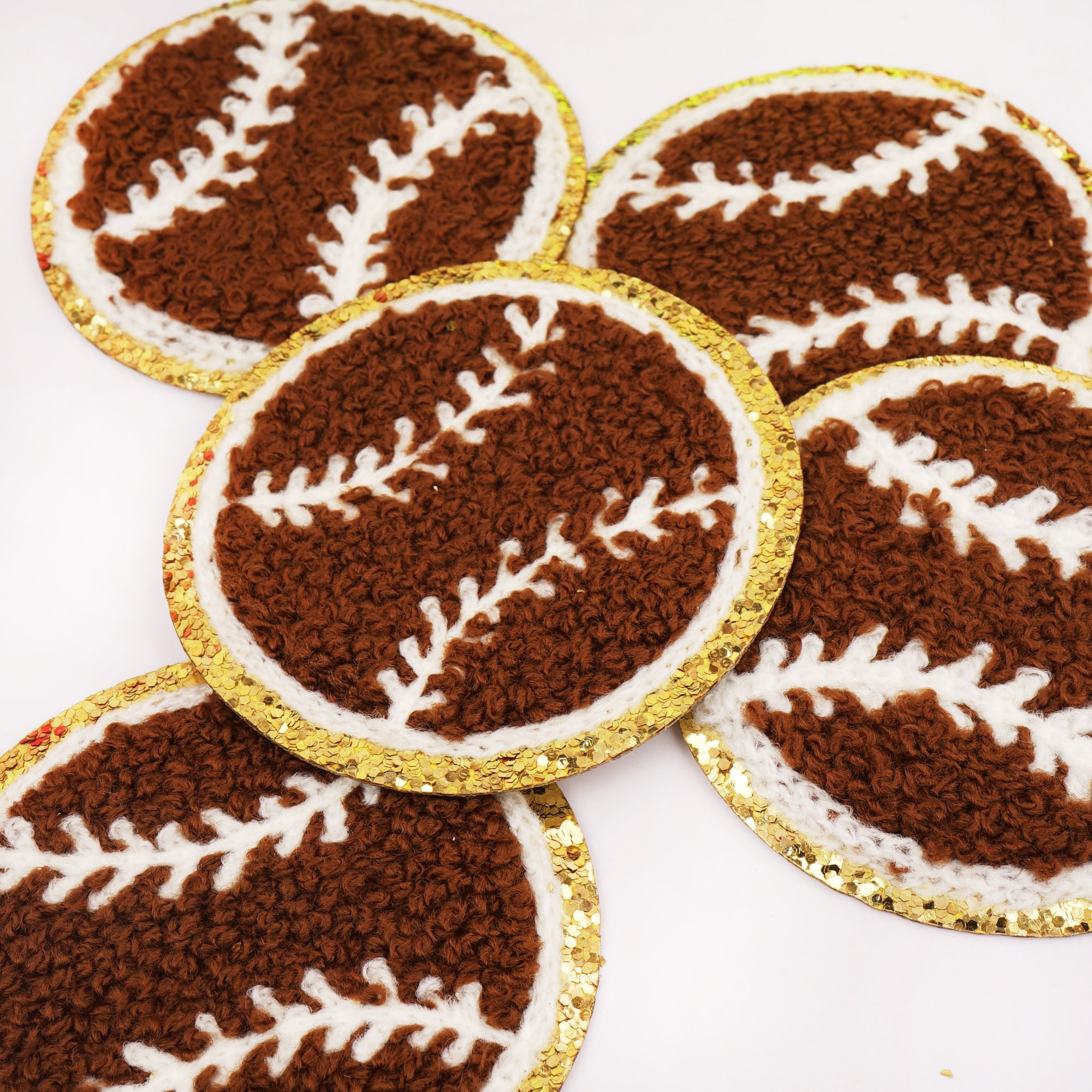 Iron-on Sports Patch,chenille Soccer Gold Glitter Patch,baseball Patch ...