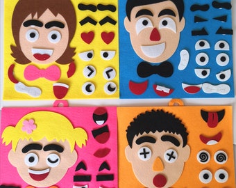 Felt Face | Etsy