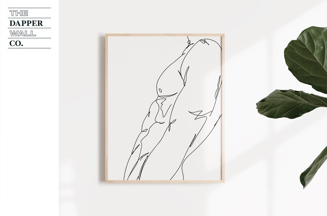 Abstract Man Body Art, One Line Drawing Man, Man Line Art, Male Body ...