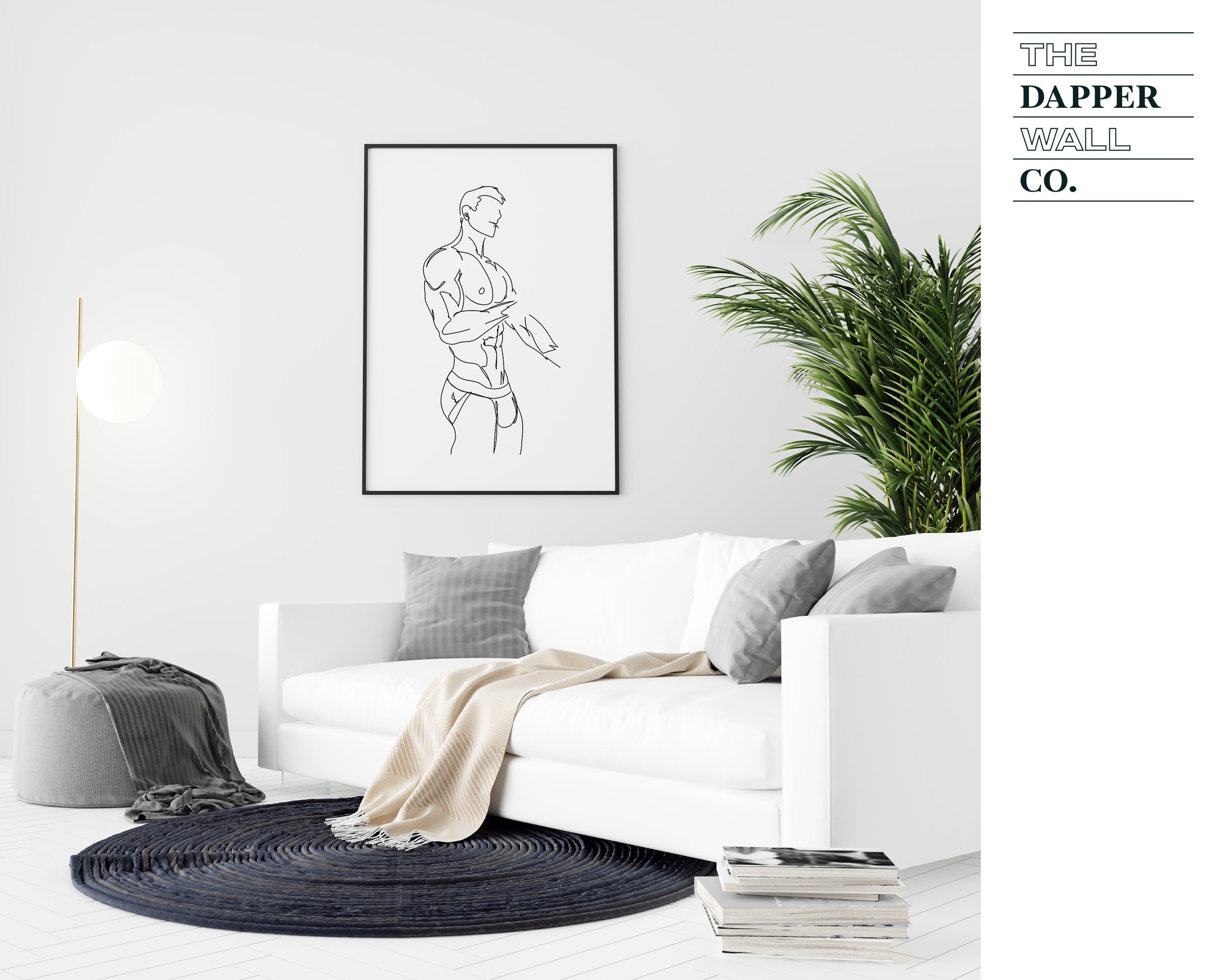 Abstract Man Body Art One Line Drawing Man Man Line Art - Etsy
