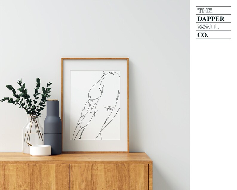 Abstract Man Body Art One Line Drawing Man Man Line Art - Etsy UK