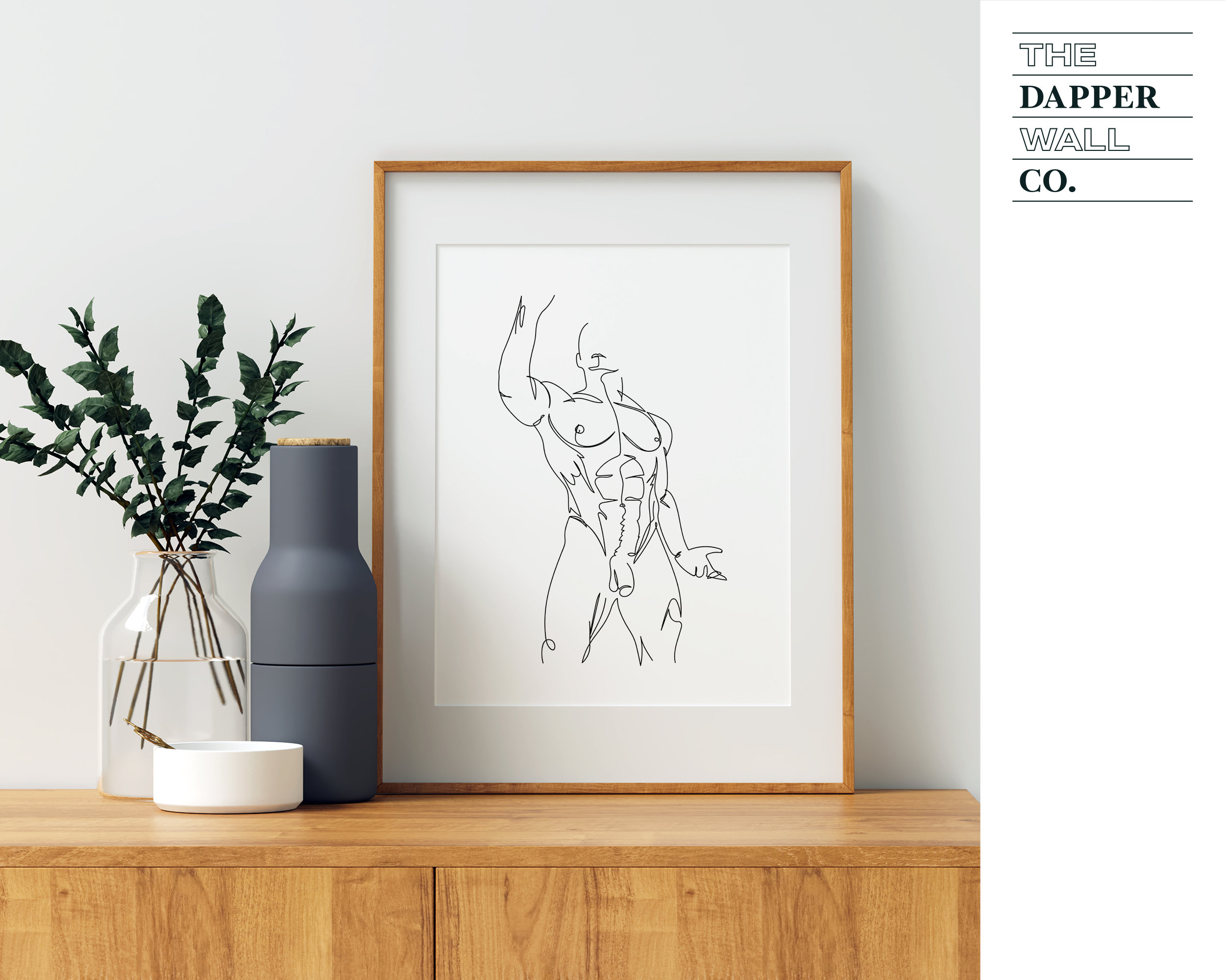 Abstract Man Body Art One Line Drawing Man Man Line Art - Etsy