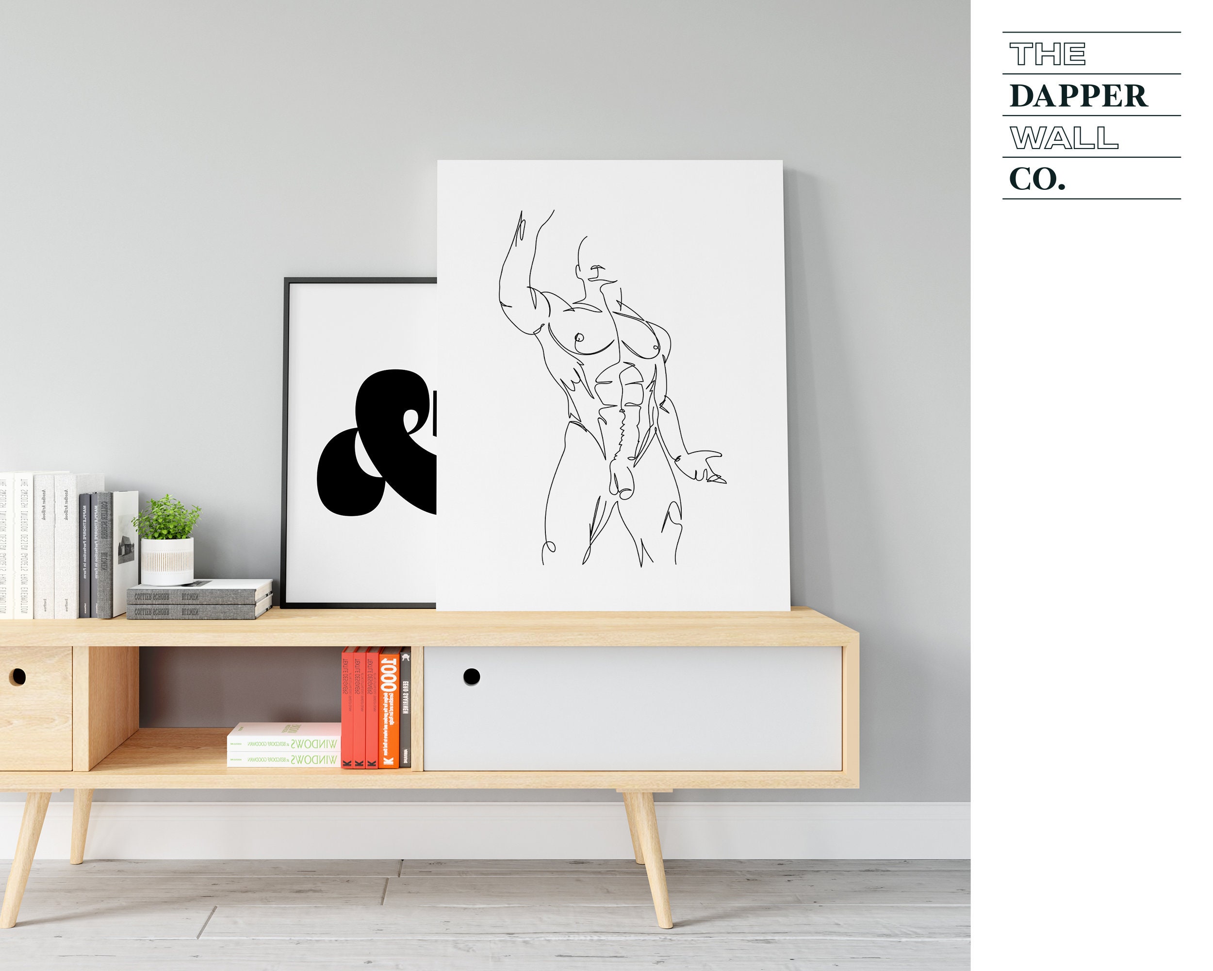 Abstract Man Body Art One Line Drawing Man Man Line Art - Etsy