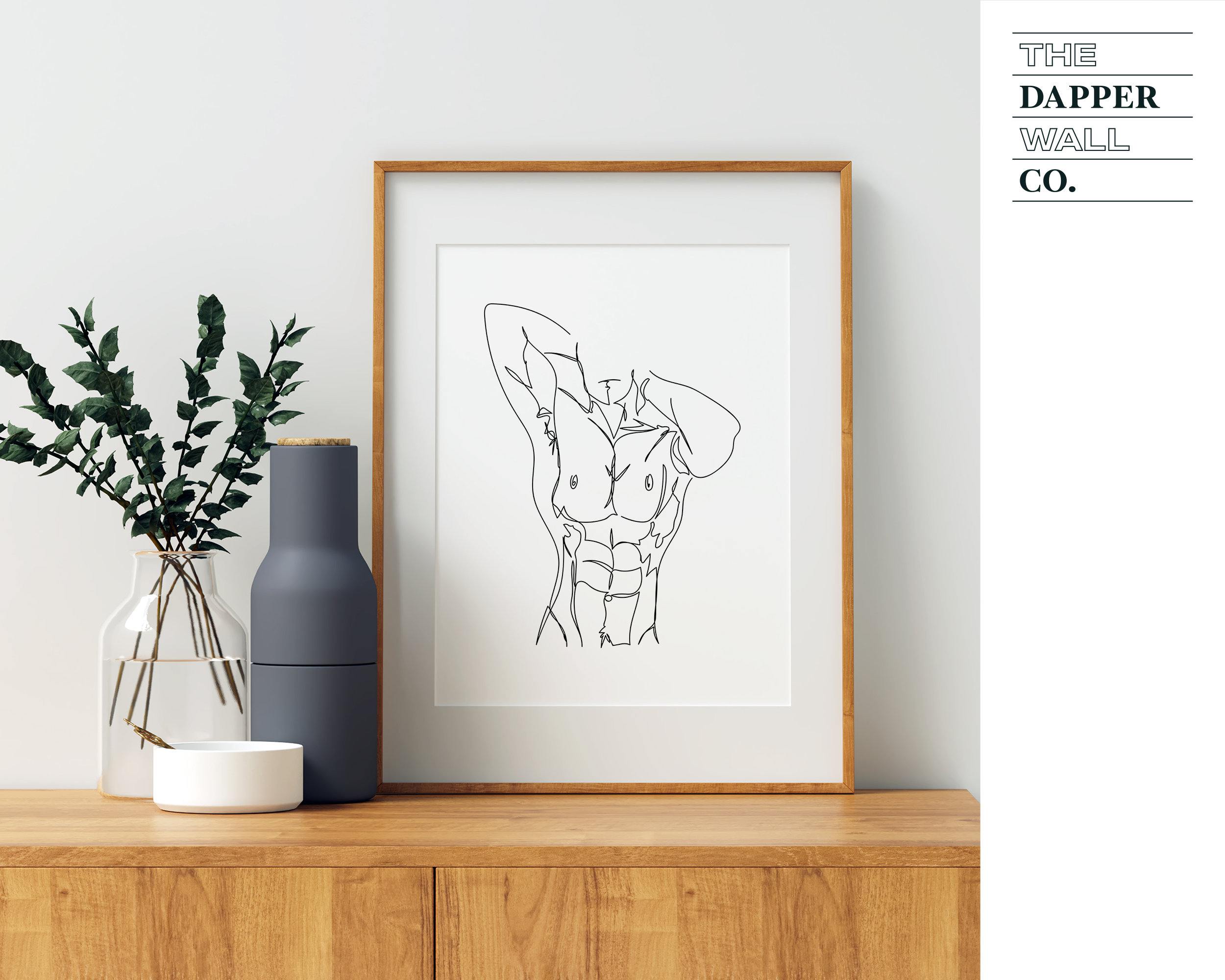 Abstract Man Body Art One Line Drawing Man Man Line Art - Etsy Sweden