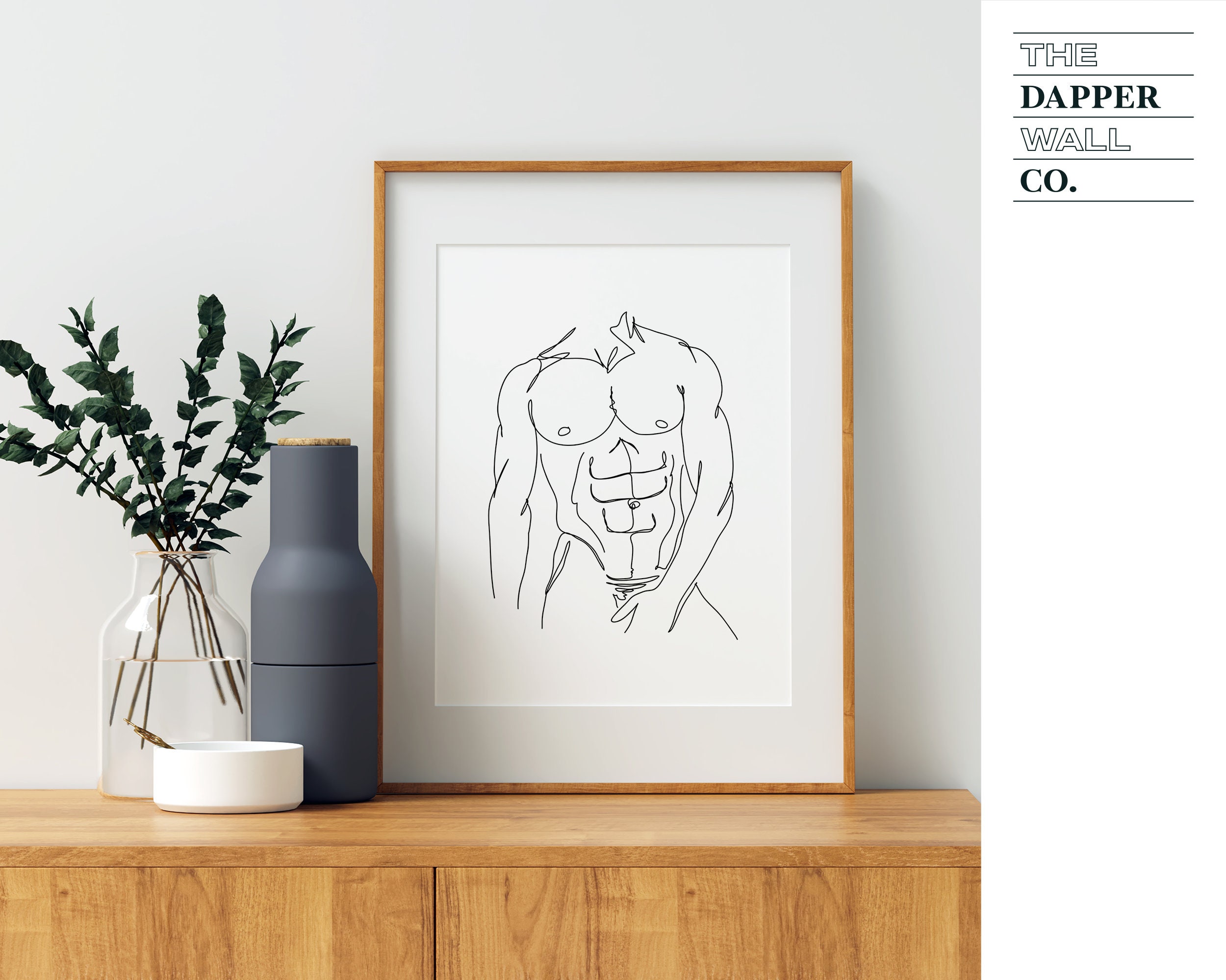 Abstract Man Body Art One Line Drawing Man Man Line Art - Etsy Canada