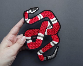 2pcs Snake Patch collar Patch High Quality Snake Patch for - Etsy