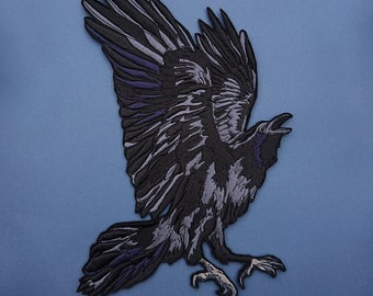 Back Patch Crow - Etsy