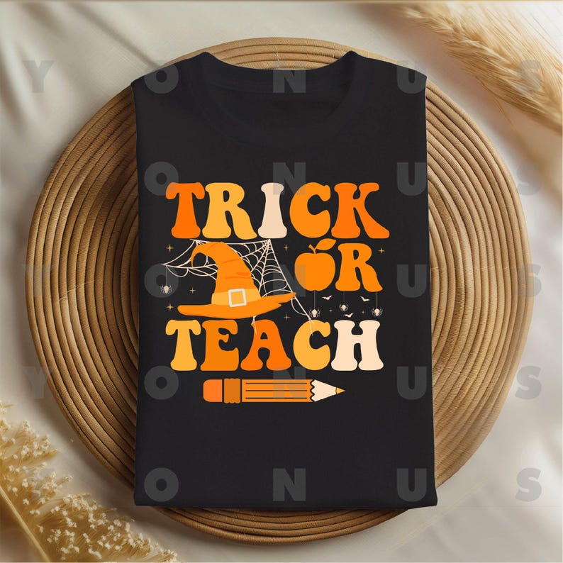 Halloween Teacher Trick or Teach Svg, Trick or Teach Svg, Teacher Svg ...