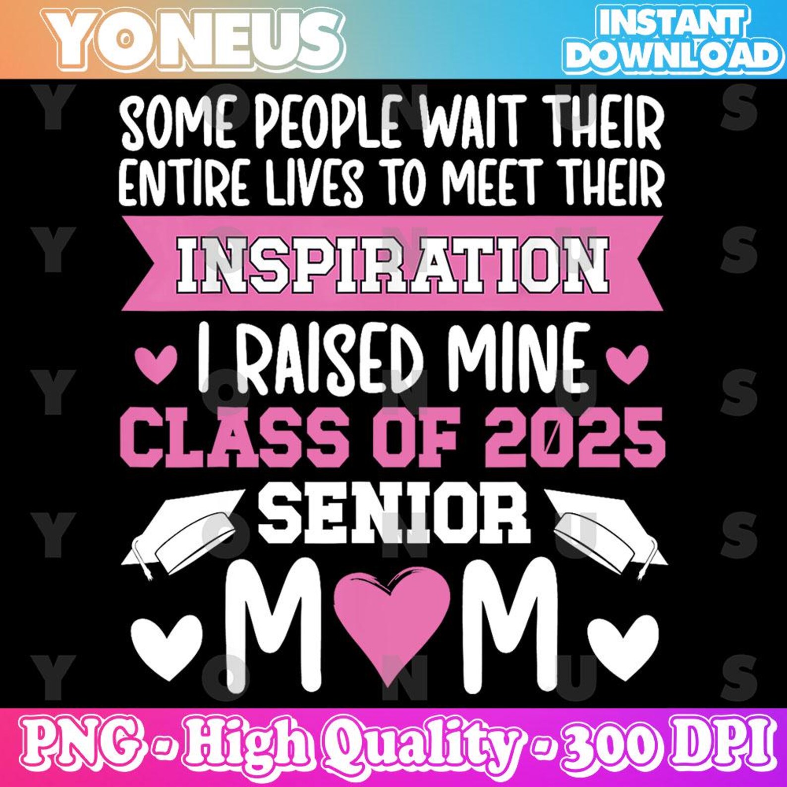 Senior 2025 Mom Class of 2025 Mother Proud Senior 2025 Mama Png, Senior ...