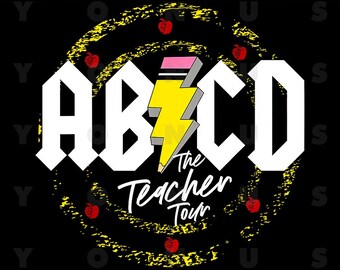 Retro Teacher Svg, ABCD Teacher Tour Svg, Back to School Svg, End of ...
